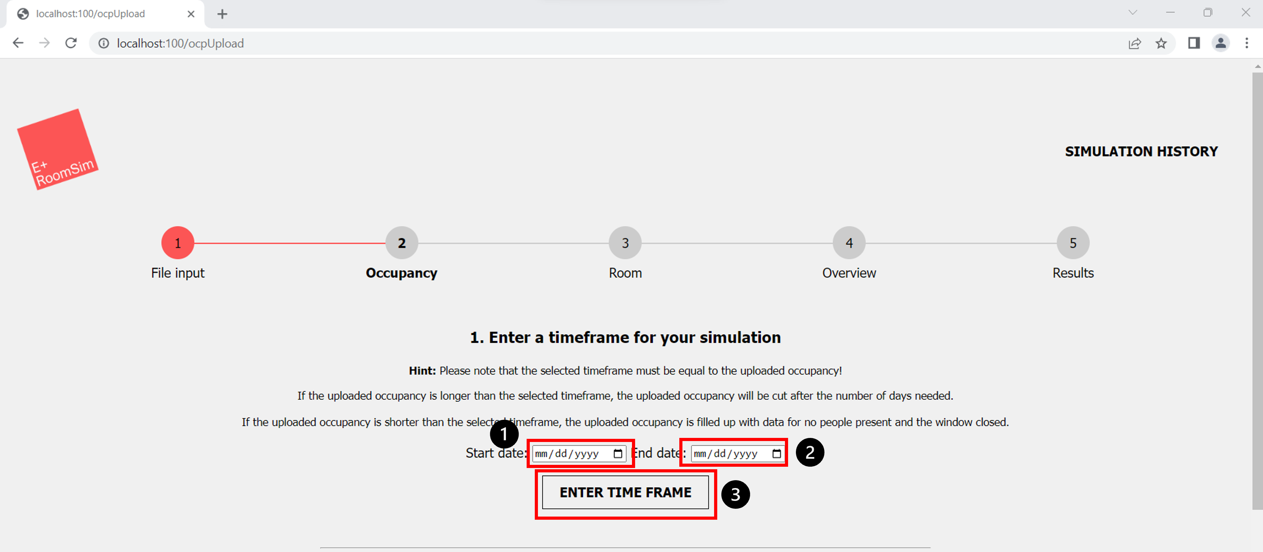 Occupancy | EnergyPlus Room Simulator